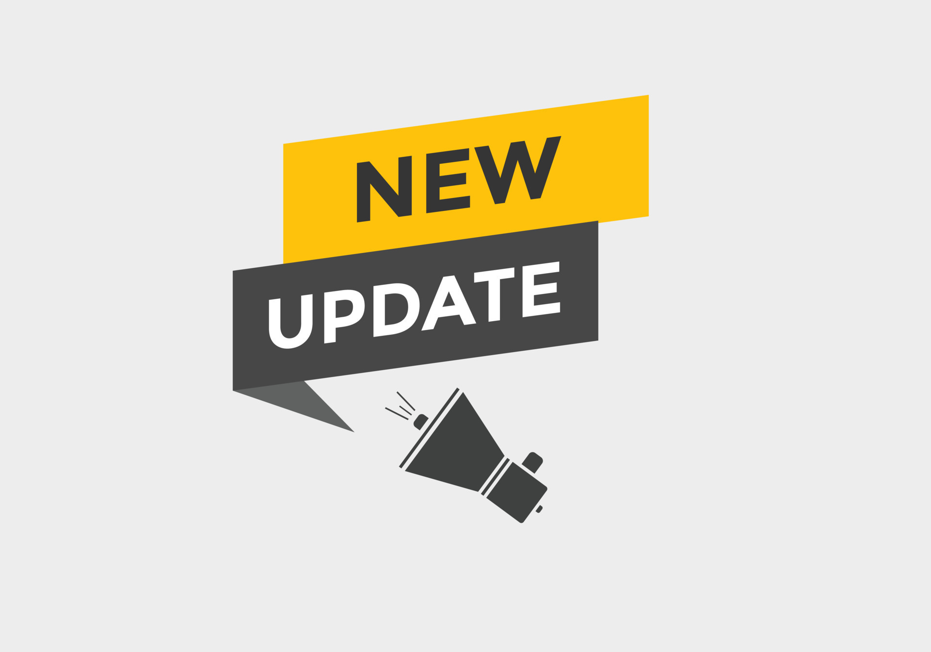 New update text web template. Vector Illustration. New update button ... New update text web template. Vector Illustration. New update button ...