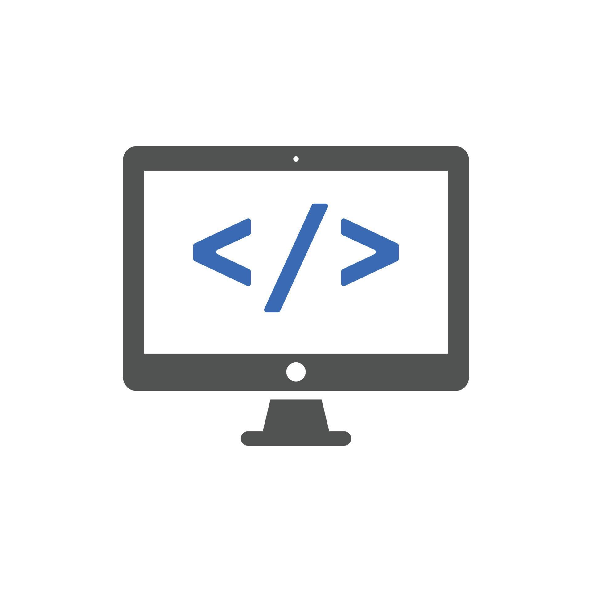 Custom Coding Icons Vector Illustration Modern Style Custom Coding Symbol 11079493 Vector Art