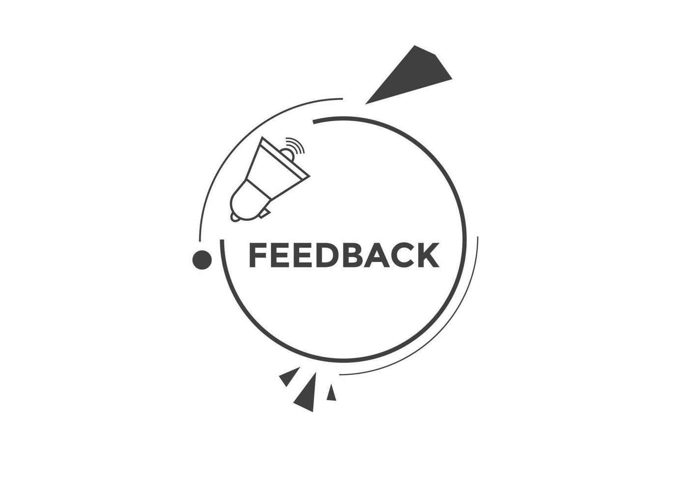 feedback button. feedback speech bubble. Colorful web banner. vector ... feedback button. feedback speech bubble. Colorful web banner. vector ...