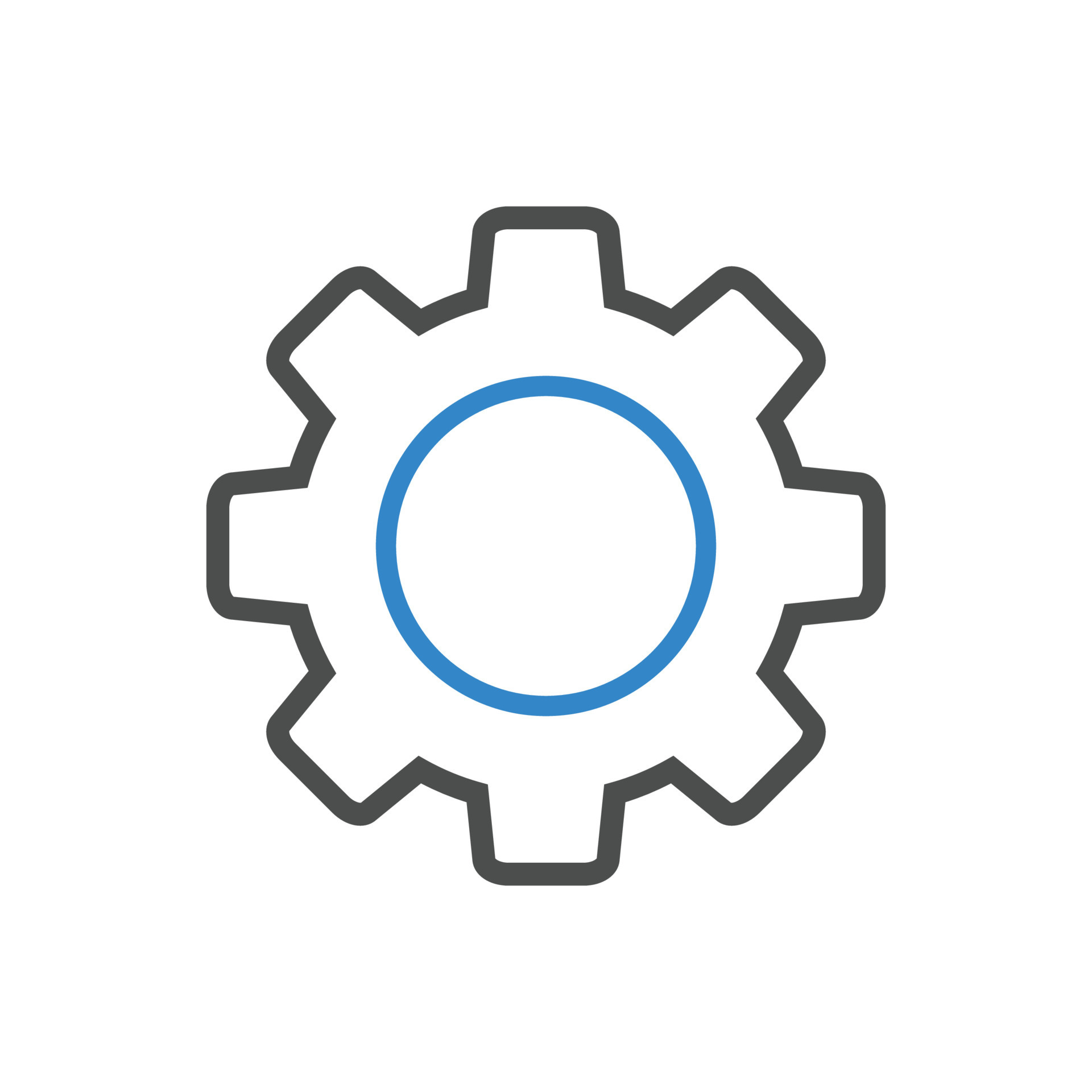 Setting Icon For Apps Or Web Interface With Button Set Of Settings Gear Cog Icon Vector With