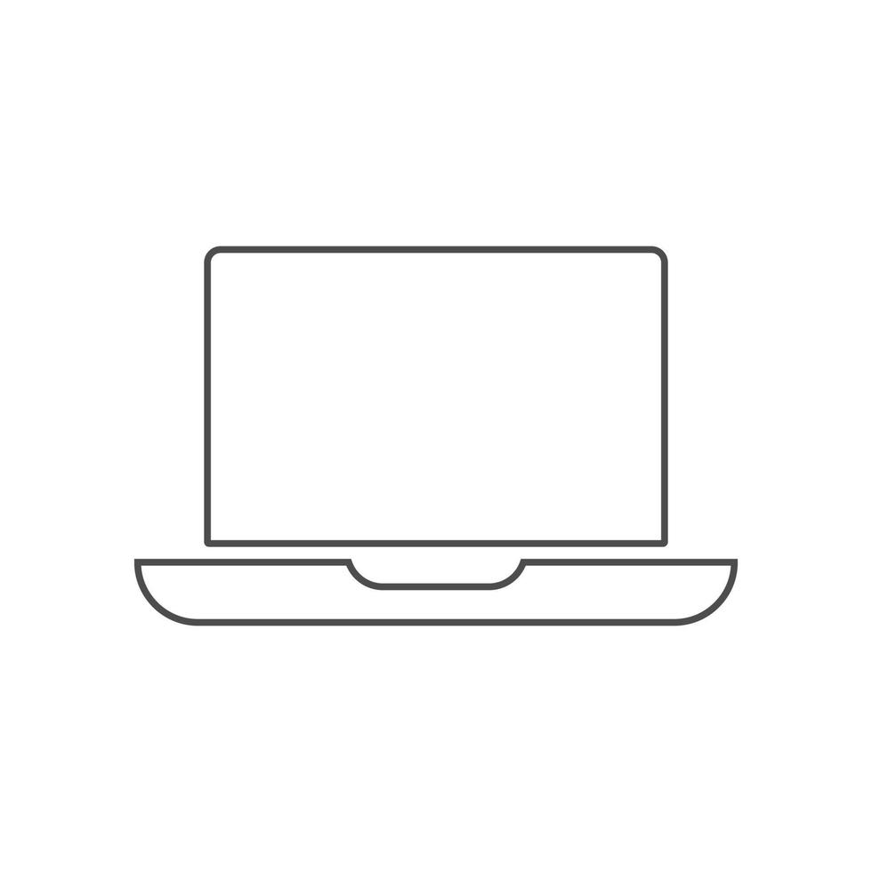 Computer laptop icons Vector illustration. modern style Computer laptop symbol for SEO Website ...
