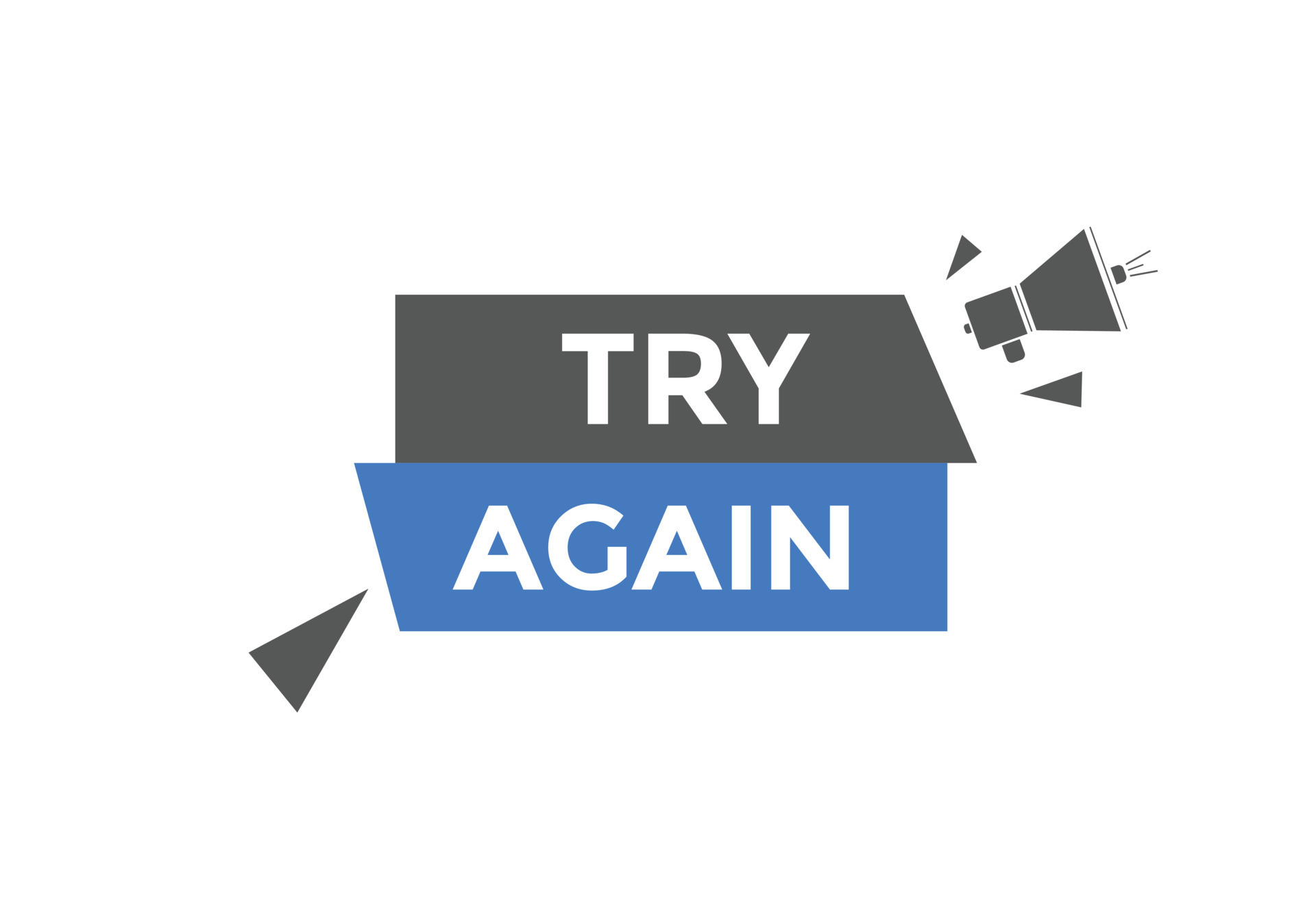 try again text button. speech bubble. try again Colorful web banner ... try again text button. speech bubble. try again Colorful web banner ...