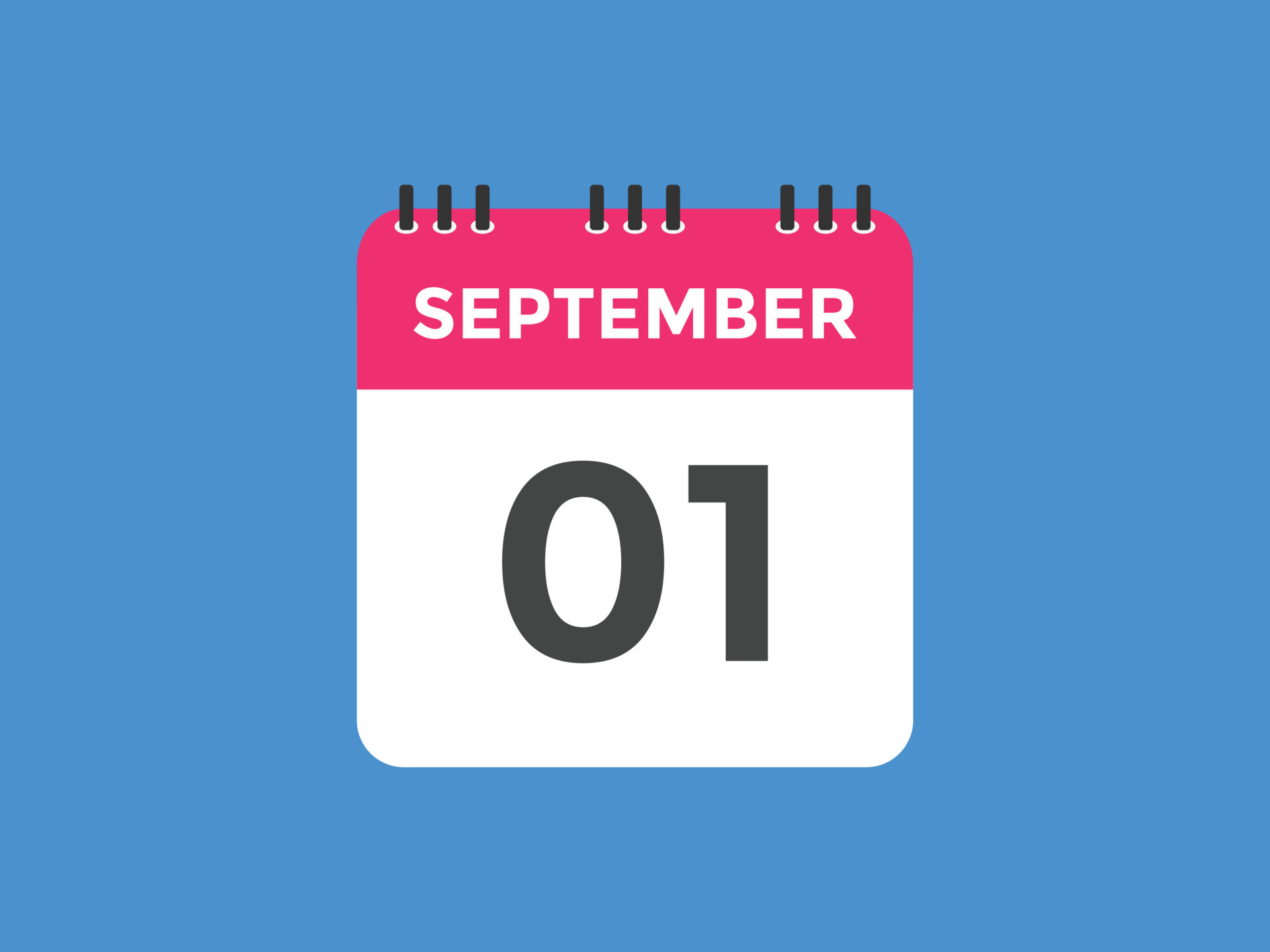 september 1 calendar reminder. 1st september daily calendar icon ... september 1 calendar reminder. 1st september daily calendar icon ...