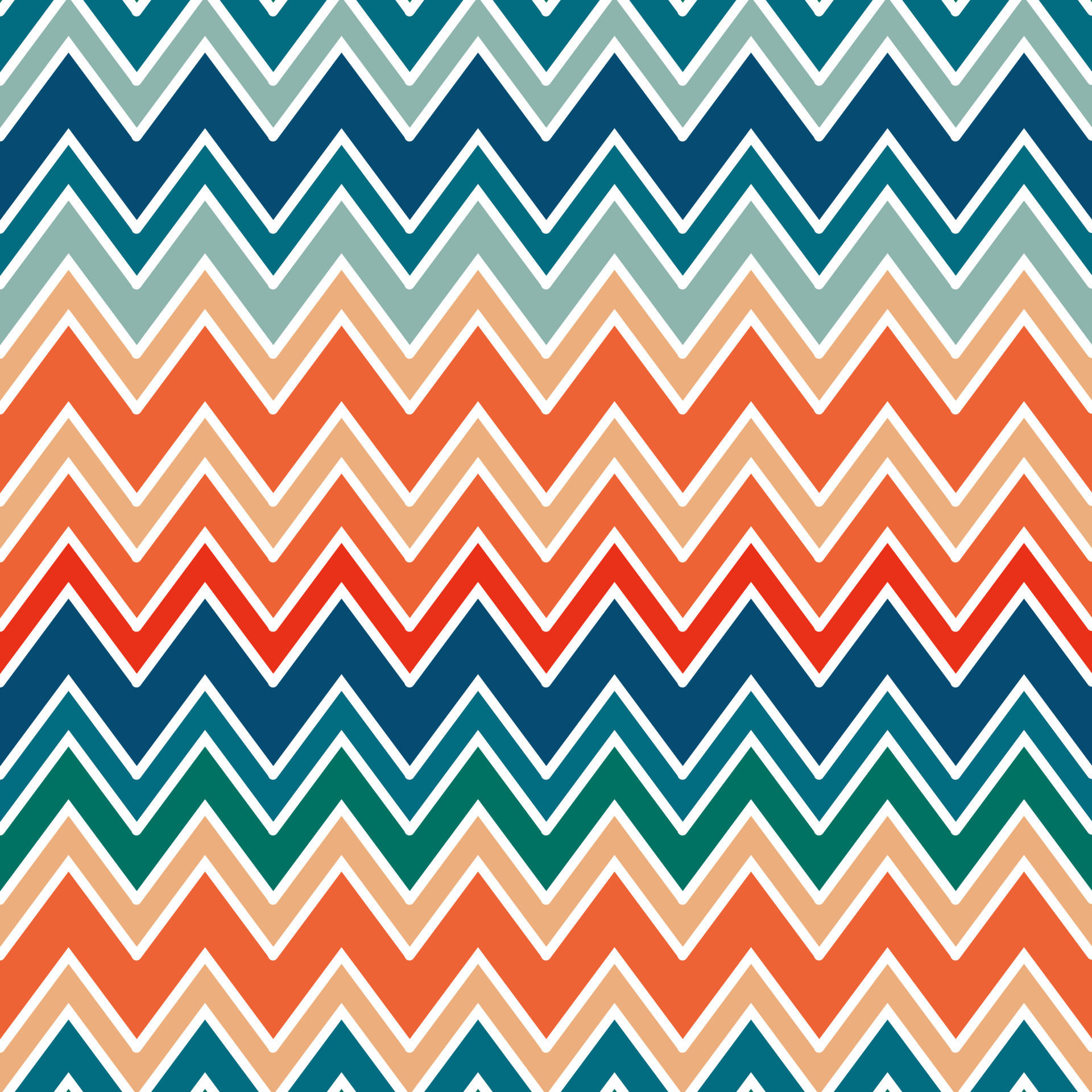 Christmas Chevron Seamless Pattern Vintage Retro Zig Zag Pattern