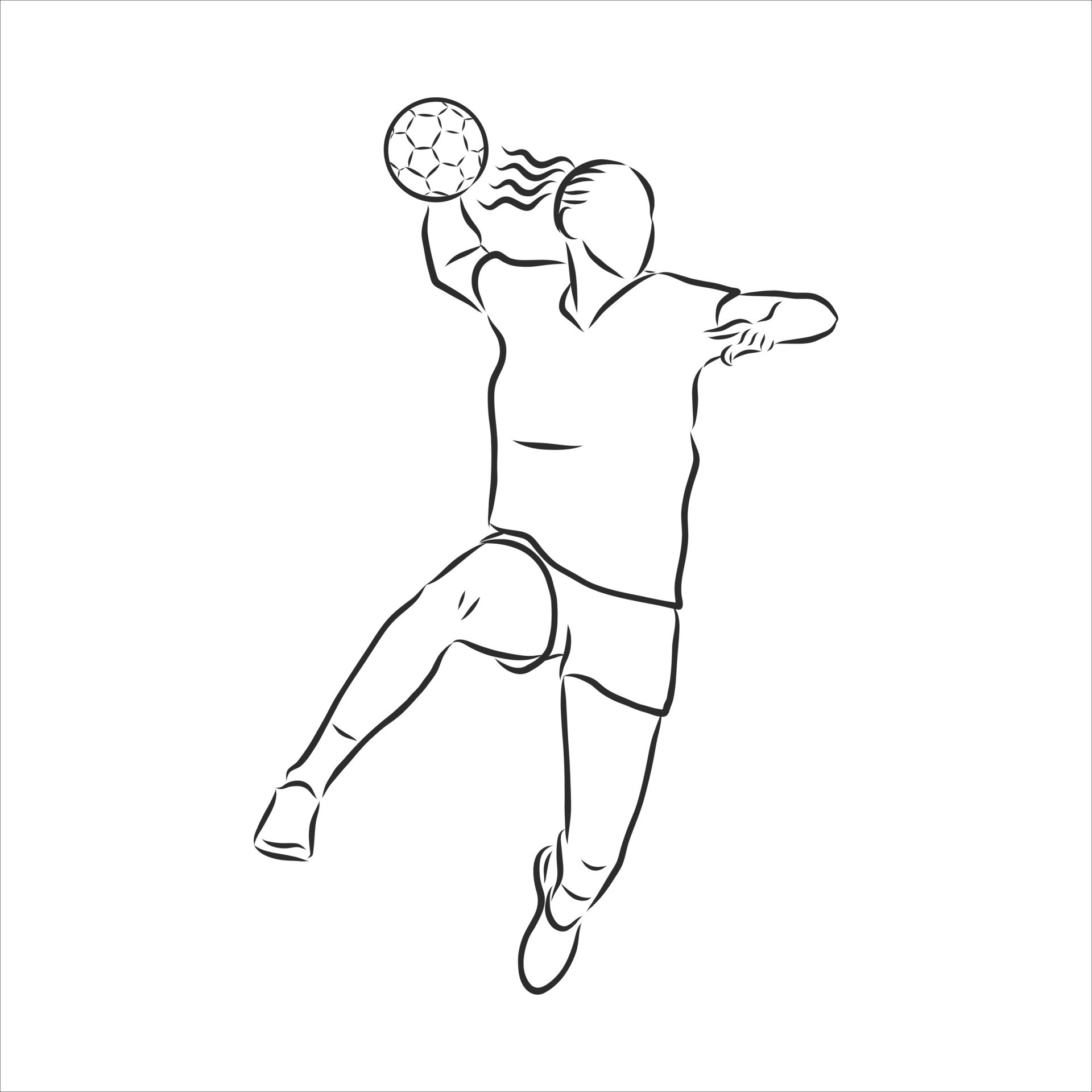handball vector sketch 11093629 Vector Art at Vecteezy handball vector sketch 11093629 Vector Art at Vecteezy