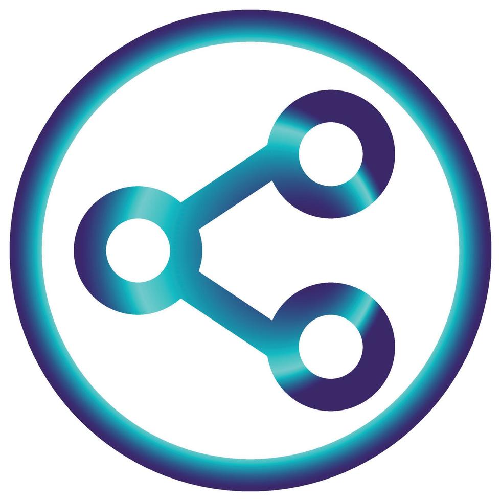 Share, Gradient Style Icon Computer and Hardware 11096638 Vector Art at Vecteezy