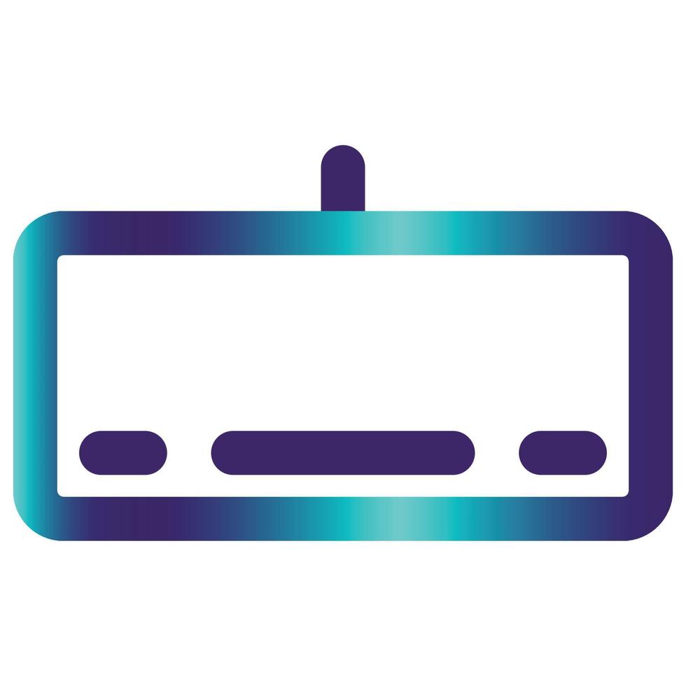 Keyboard, Gradient Style Icon Computer and Hardware 11096656 Vector Art at Vecteezy