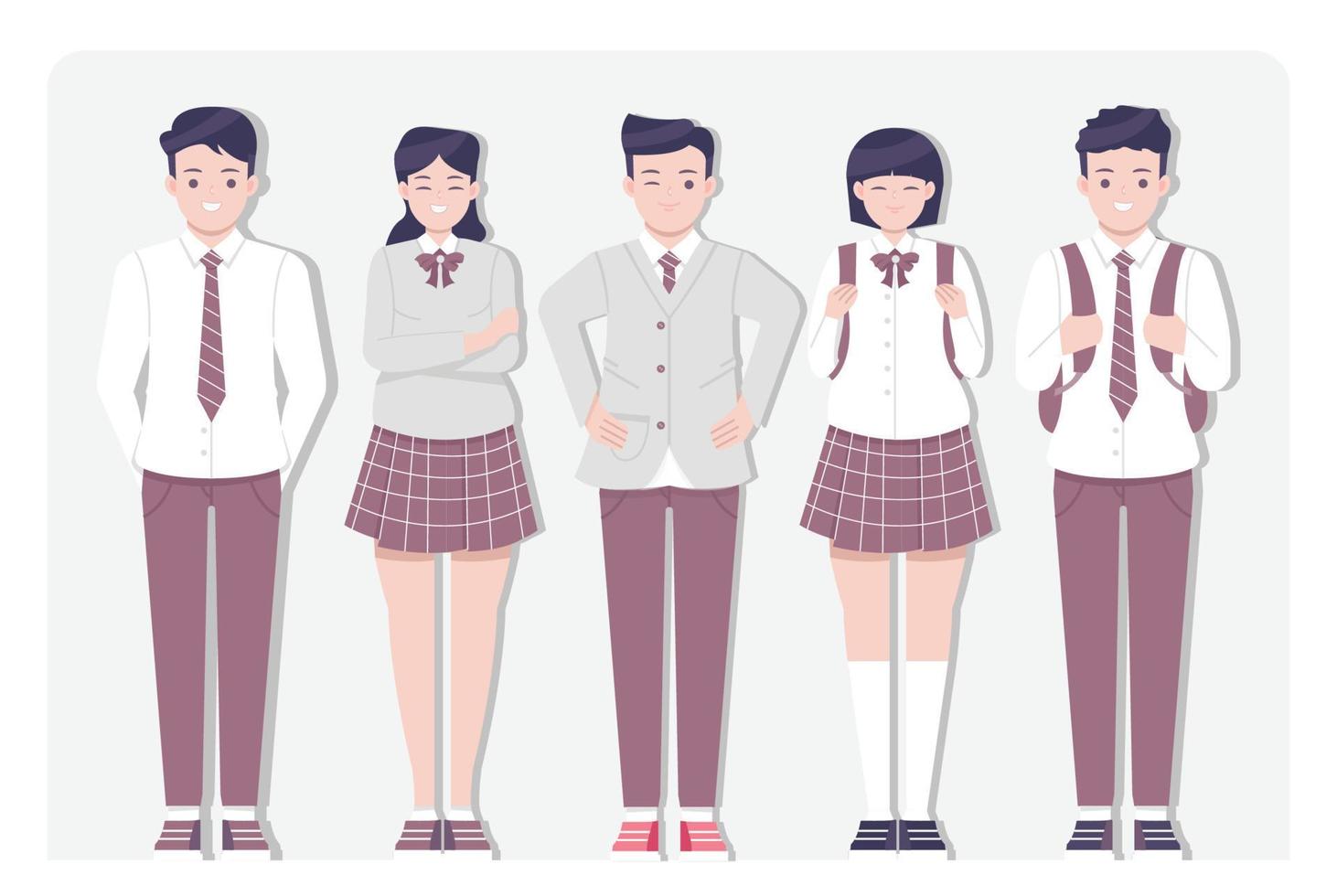 School Uniform Customization Vector Art, Icons, and Graphics for Free Download