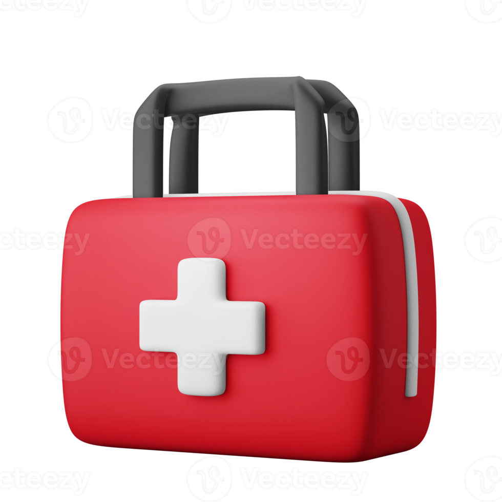 Medical First Aid Kit 3d Icon Illustration 11098087 Png