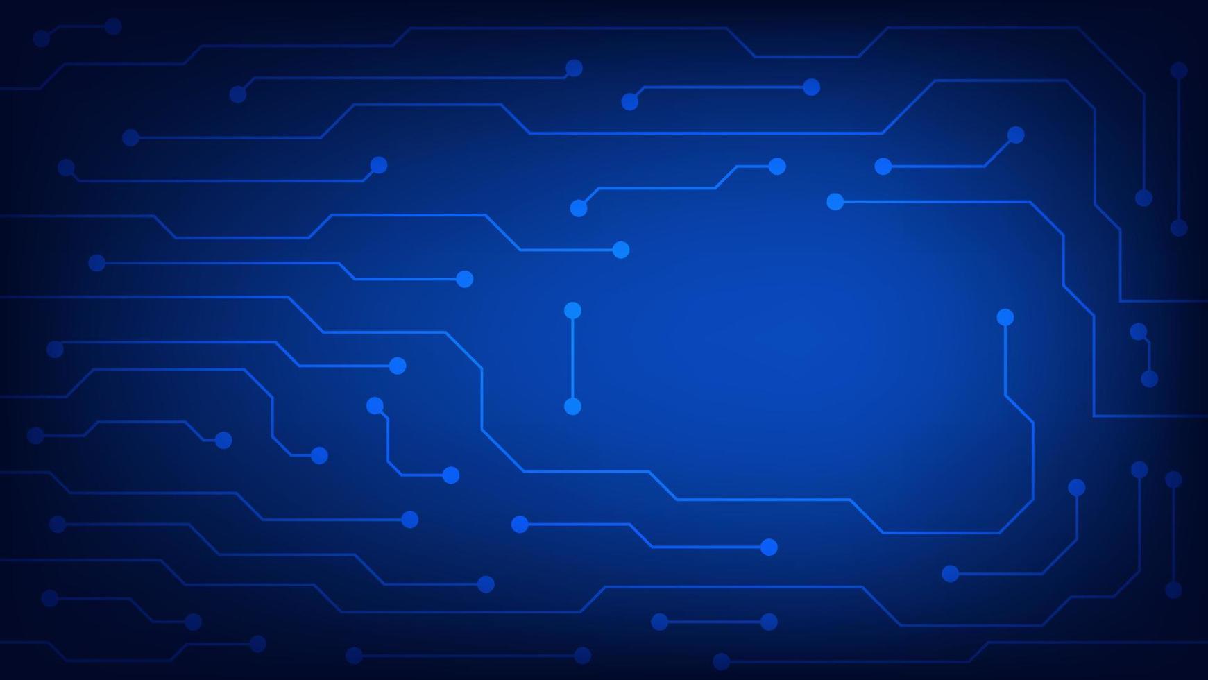 Hi tech digital circuit board. AI pad and electrical lines connected on ... Hi tech digital circuit board. AI pad and electrical lines connected on ...