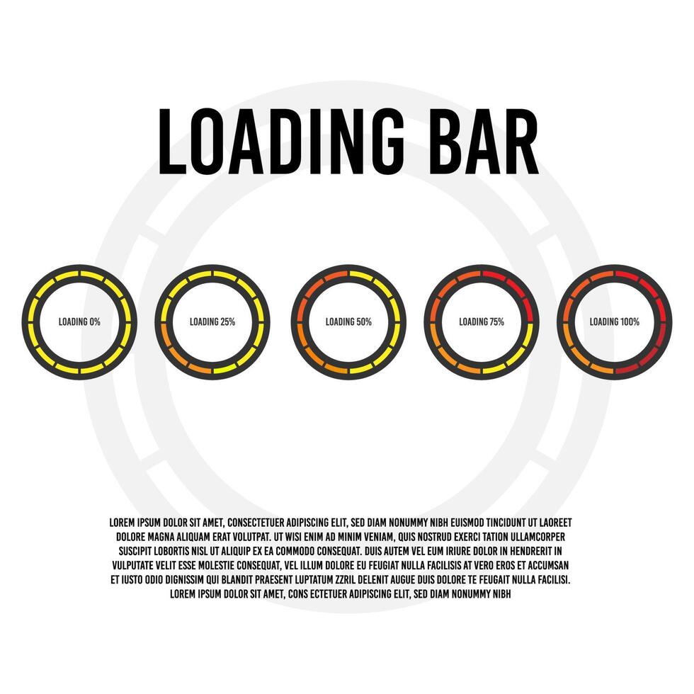 loading icons, load indicator sign, waiting symbols 11117580 Vector Art ...