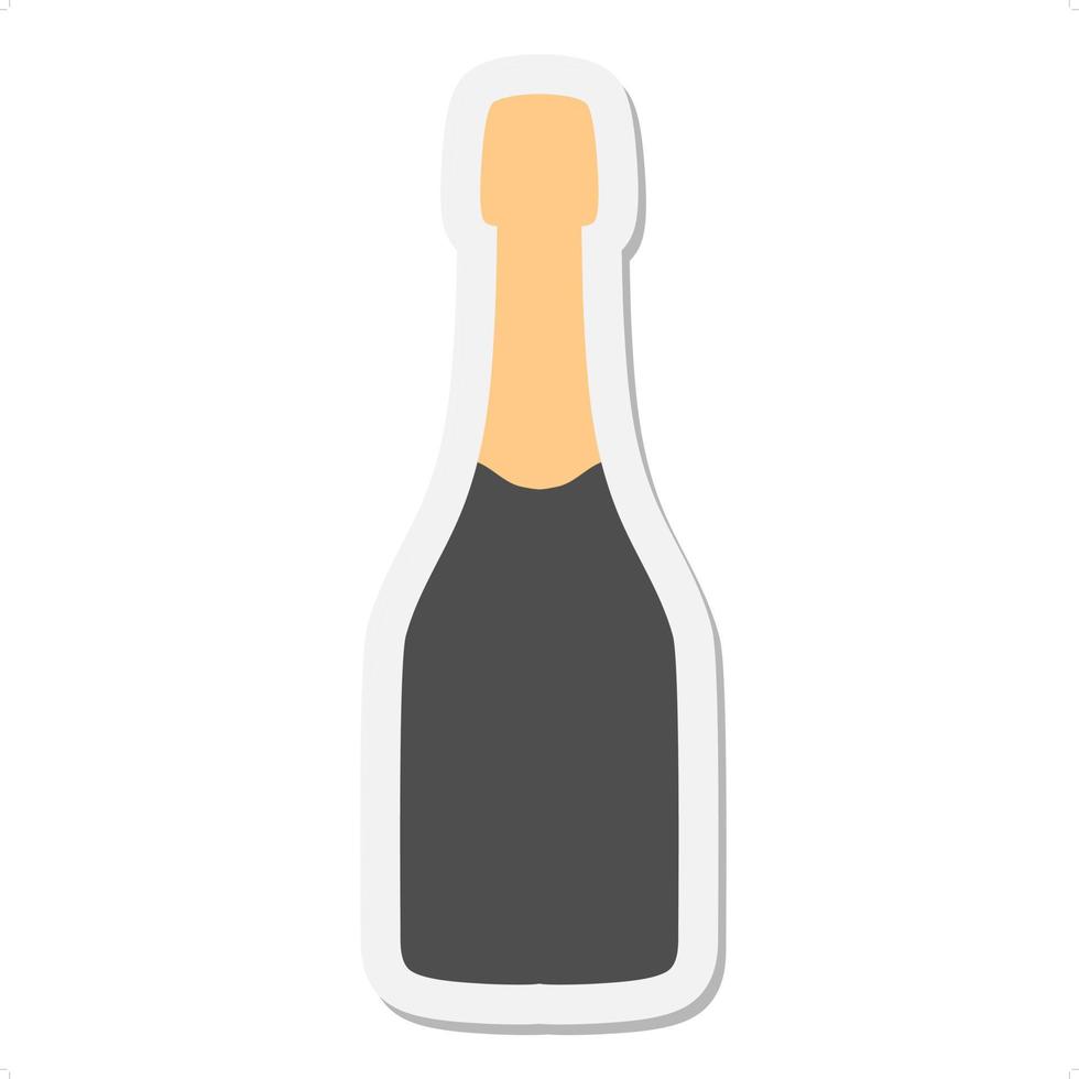 champagne bottle sticker 11120160 Vector Art at Vecteezy champagne bottle sticker 11120160 Vector Art at Vecteezy