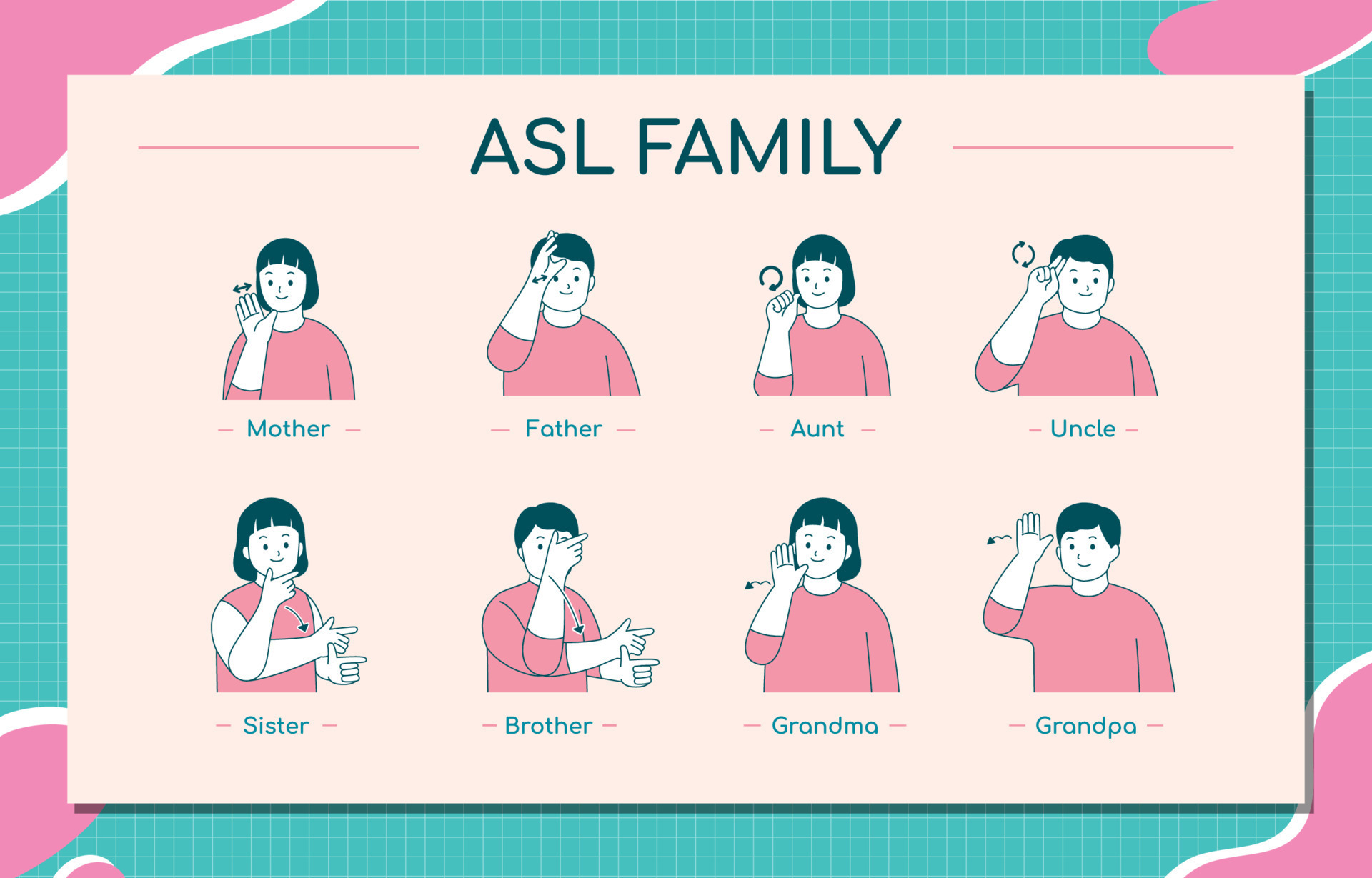American Sign Language Family 11123123 Vector Art At Vecteezy american-sign-language-family-11123123-vector-art-at-vecteezy