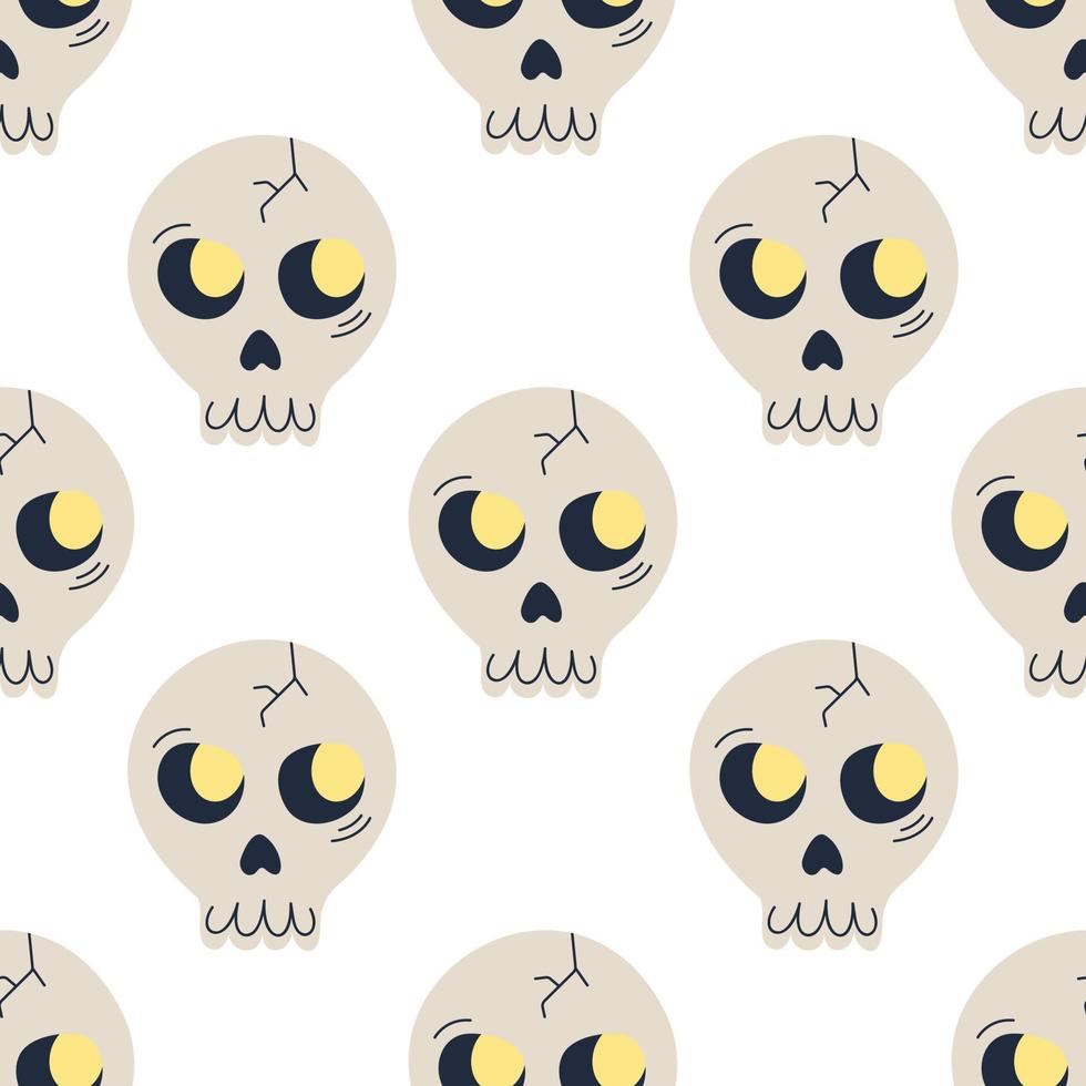 Seamless skull background. Background for Halloween party 11124179 ... Seamless skull background. Background for Halloween party 11124179 ...