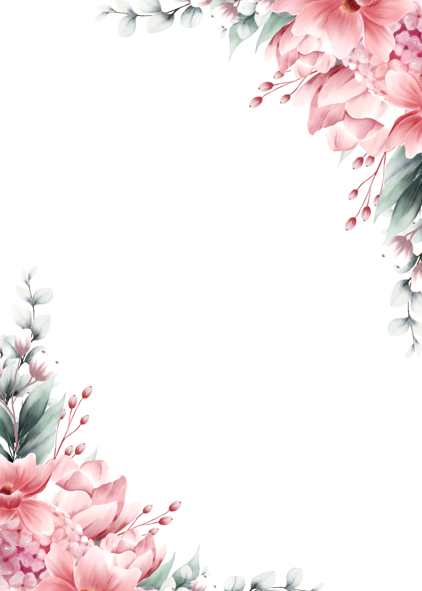 Aquarela De Moldura De Flor Rosa 11125130 PNG aquarela-de-moldura-de-flor-rosa-11125130-png