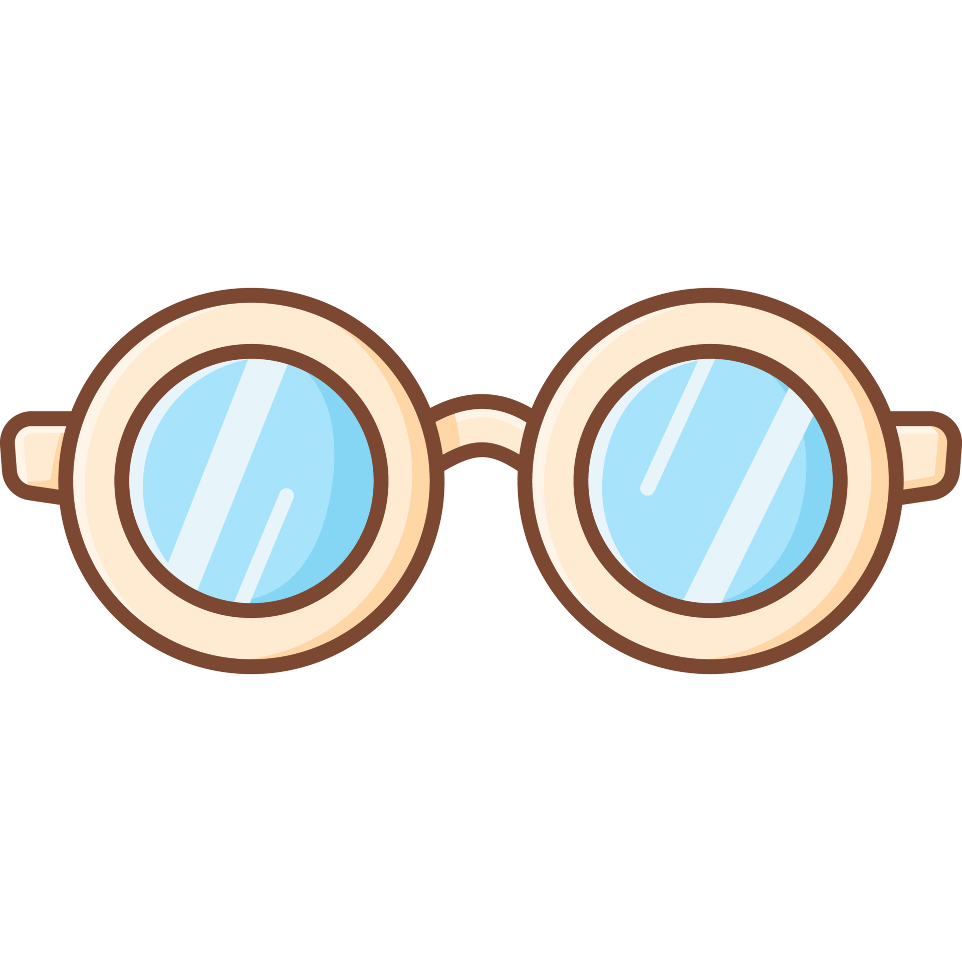 Cute Glasses Cartoon Icon 11125355 PNG Cute Glasses Cartoon Icon 11125355 PNG
