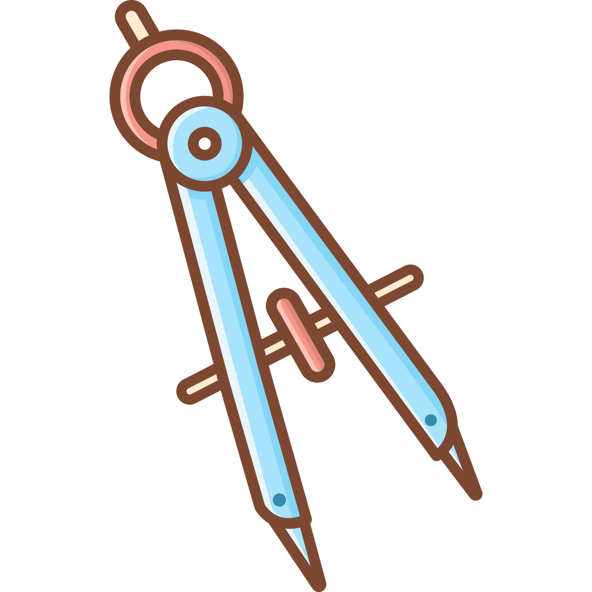 Cute Compass Tool Icon 11125360 Png