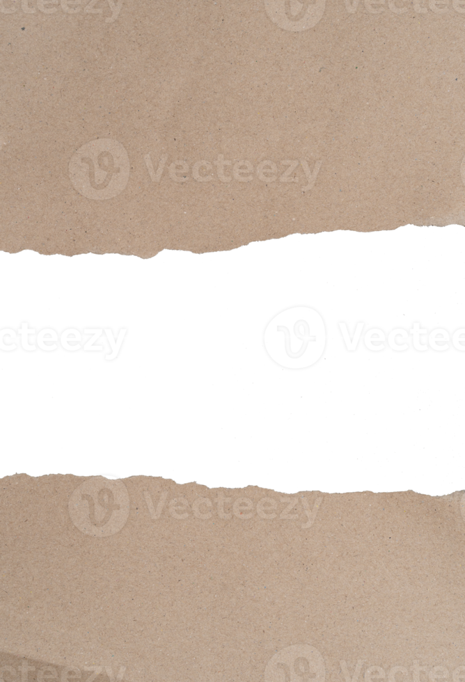 Torn Paper with space for text design, Old brown paper texture background 11125504 PNG