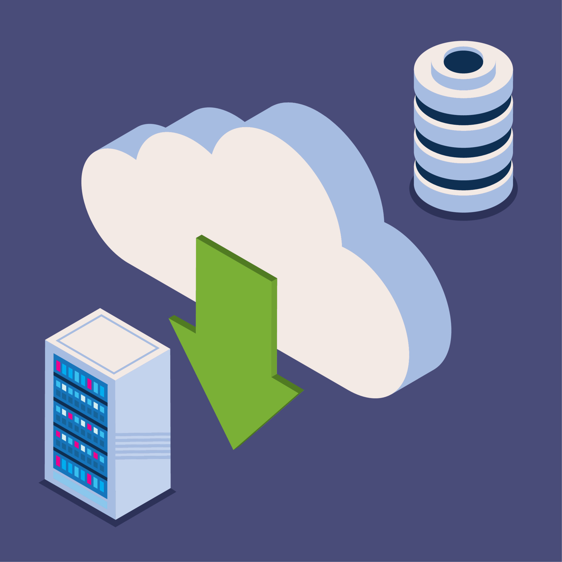 Cloud Computing Storage 11127493 Vector Art At Vecteezy