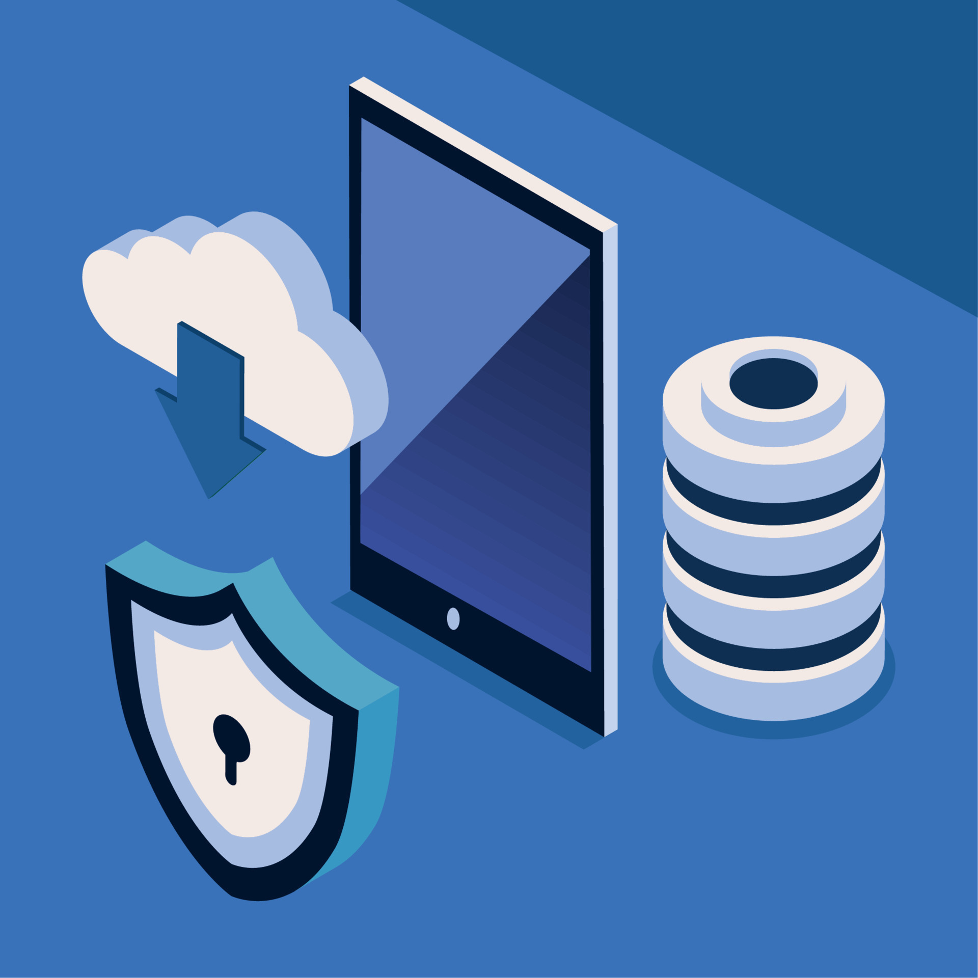 database storage tech 11128236 Vector Art at Vecteezy