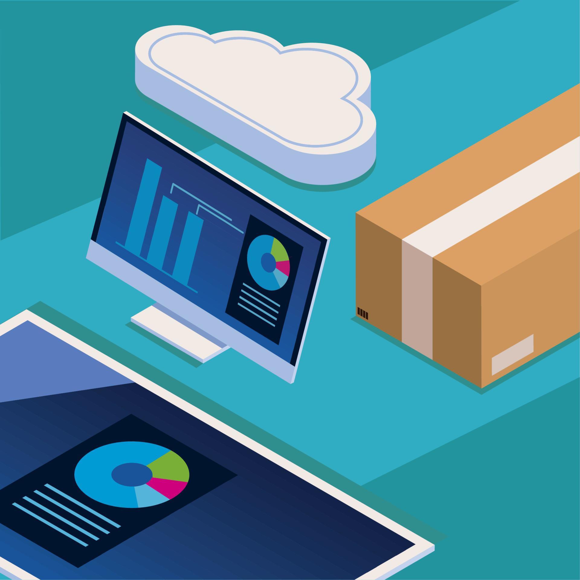 computer storage tech 11128718 Vector Art at Vecteezy