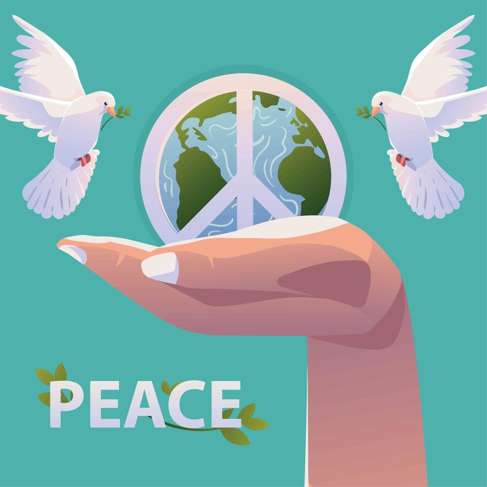 peace celebration design 11128885 Vector Art at Vecteezy
