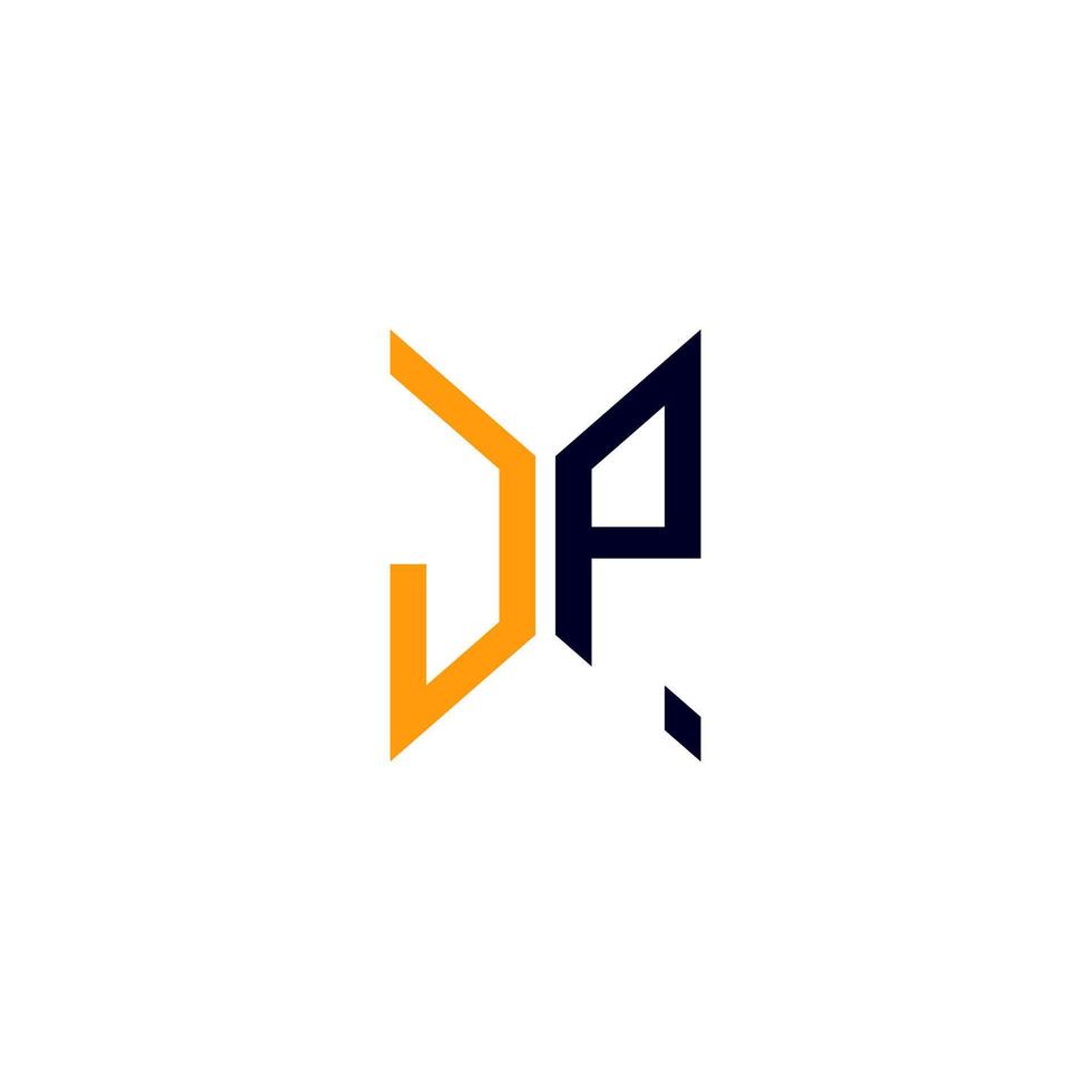 diseño creativo del logotipo de la letra jp con gráfico vectorial ... diseño creativo del logotipo de la letra jp con gráfico vectorial ...