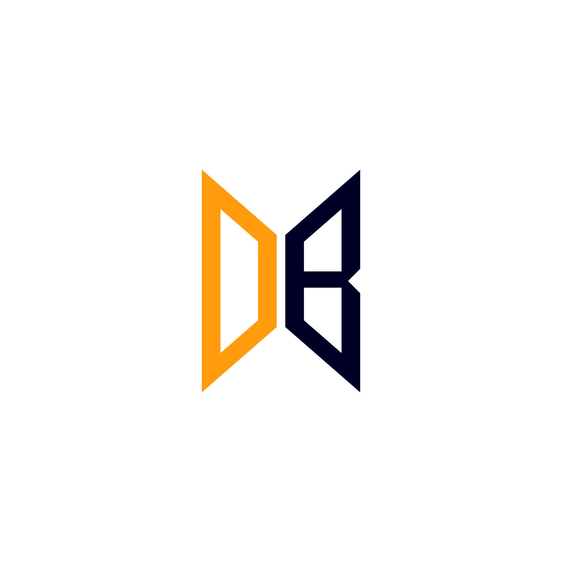 Diseño creativo del logotipo de la letra db con gráfico vectorial, logotipo simple y moderno de ...