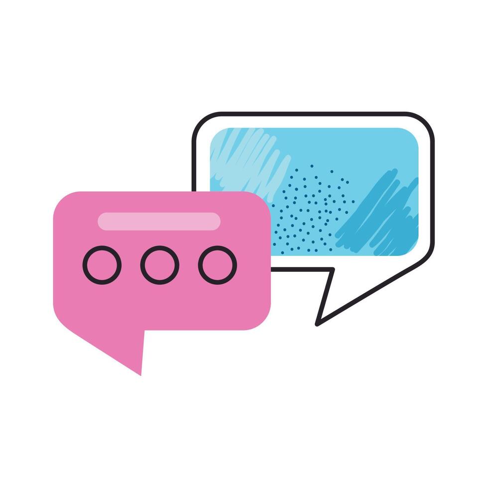 speech bubble messages 11132801 Vector Art at Vecteezy