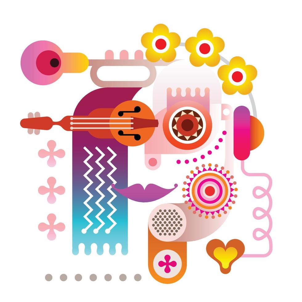 Abstract Art Portrait 11134619 Vector Art at Vecteezy