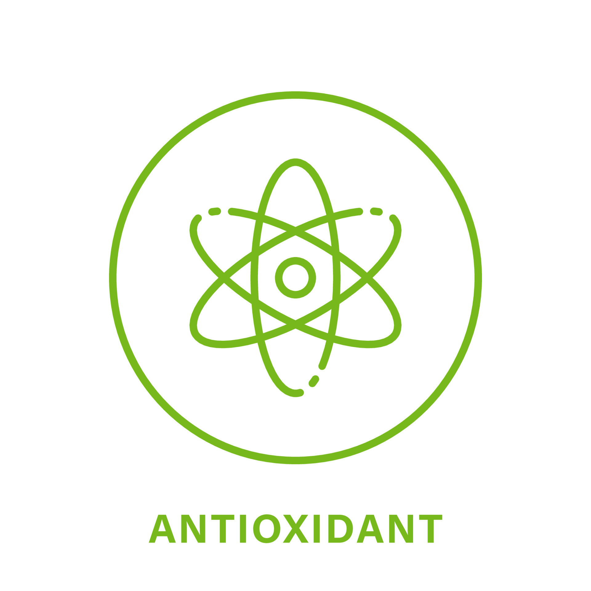 Antioxidant Line Green Stamp Free Anti Oxidant Outline Icon Healthy