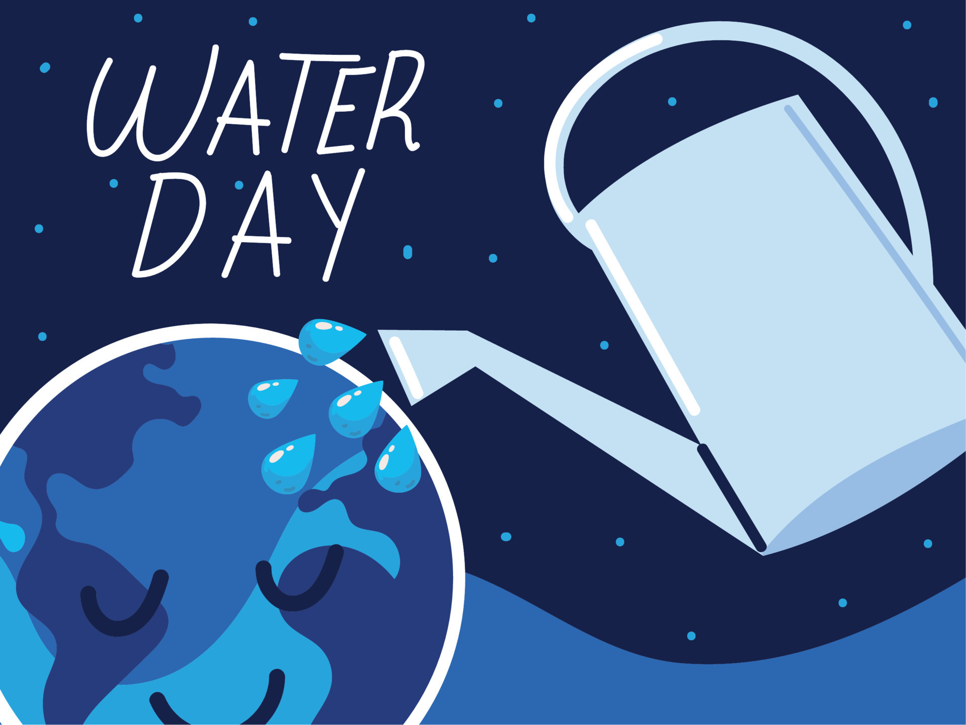 World Water Day Poster 11143442 Vector Art At Vecteezy
