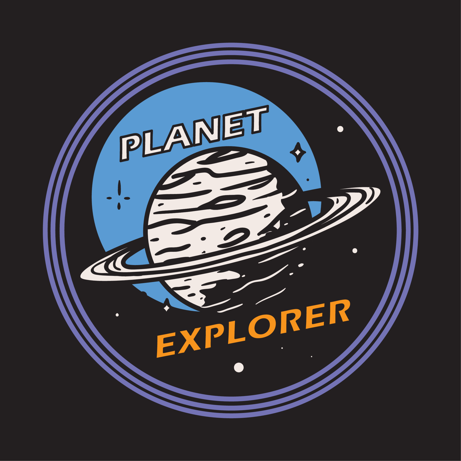 space planet explorer 11143559 Vector Art at Vecteezy