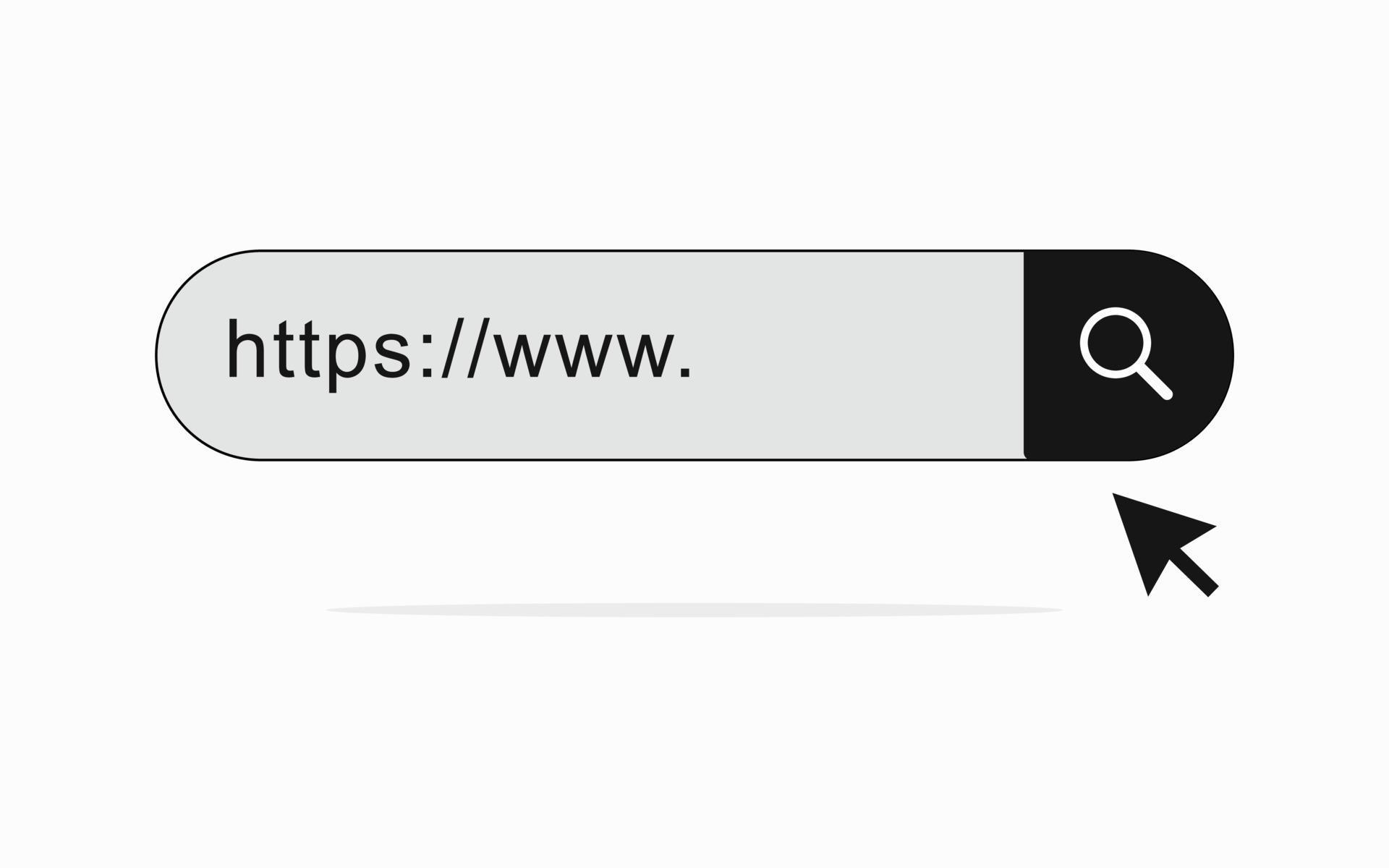 Search bar template design for website. Navigation search for web ...