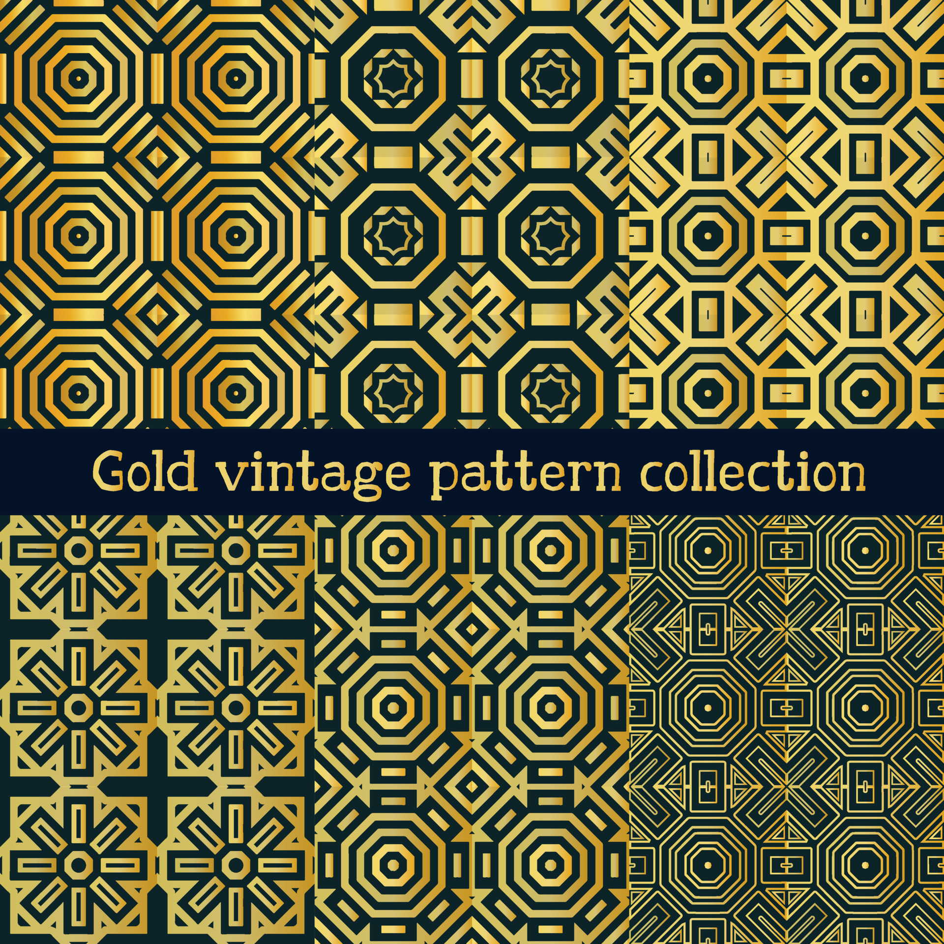 set of abstract pattern 11147012 Vector Art at Vecteezy