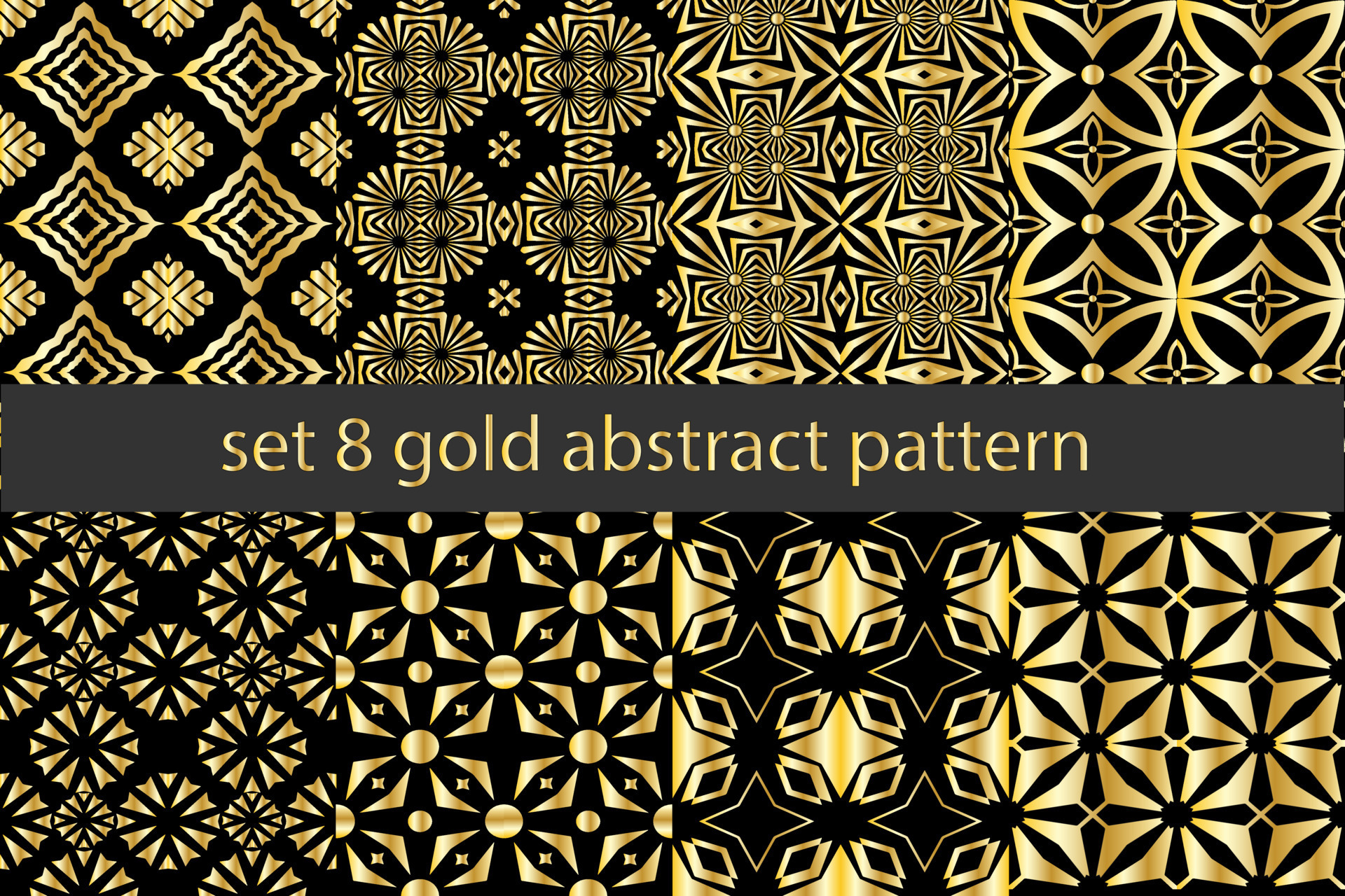 set of abstract pattern 11147020 Vector Art at Vecteezy