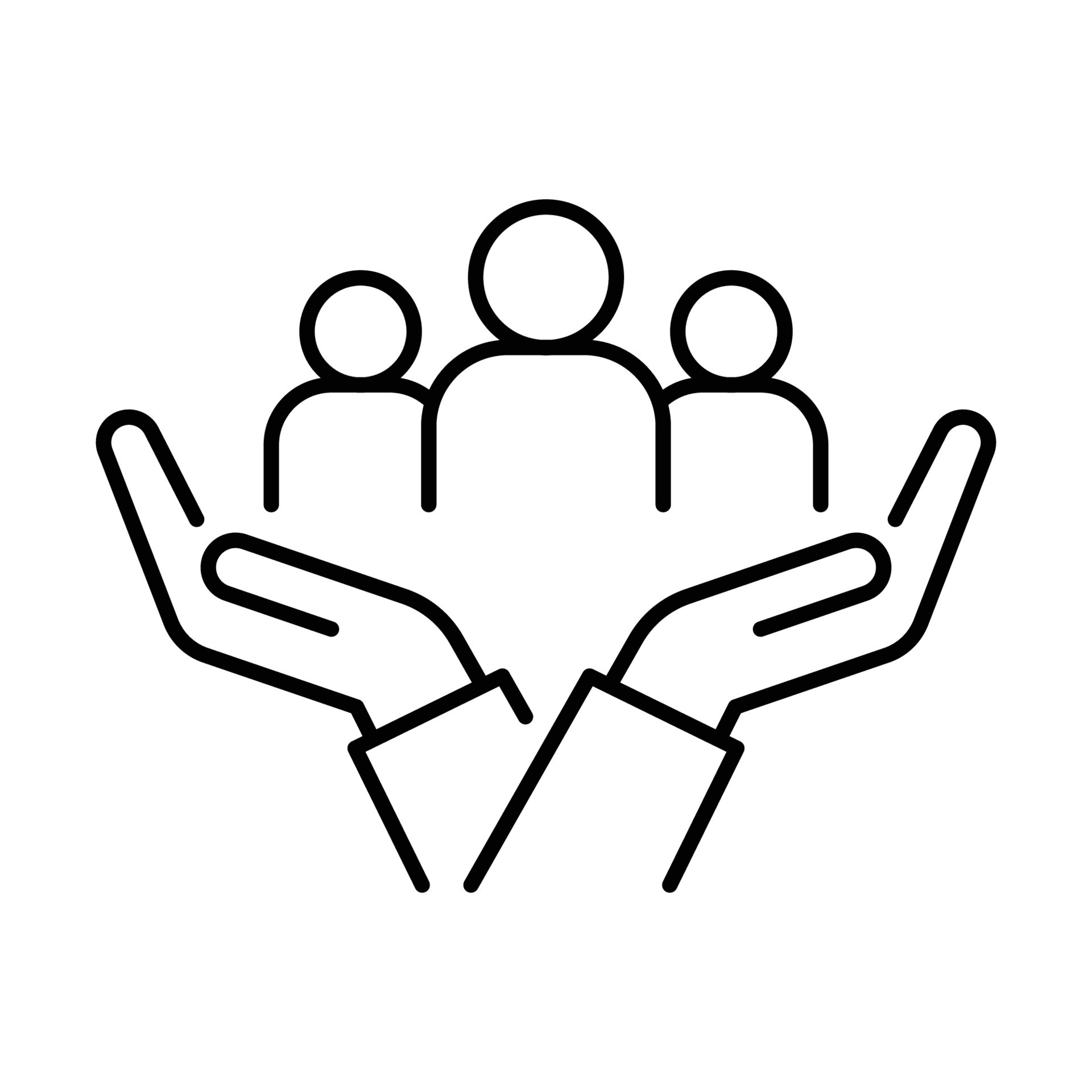 Icono De Equidad Social De Inclusión Estilo De Esquema Simple Ayuda