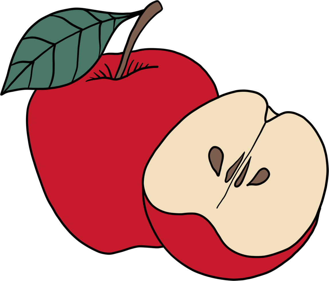 Doodle dibujo a mano alzada de manzana. 11153267 PNG Doodle dibujo a mano alzada de manzana. 11153267 PNG