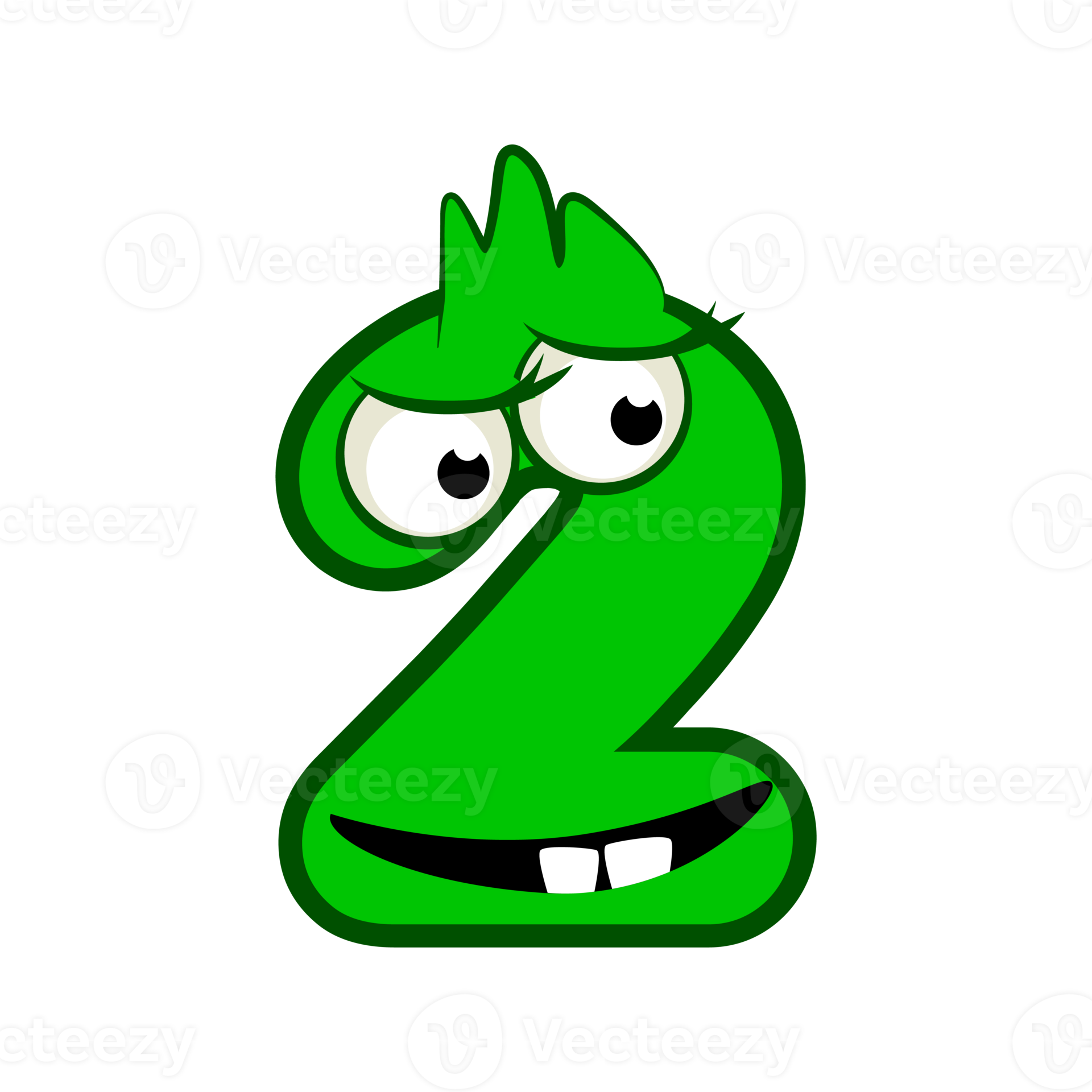 Cartoon Character Number Two Monster, numerical 2 11153374 PNG Cartoon Character Number Two Monster, numerical 2 11153374 PNG