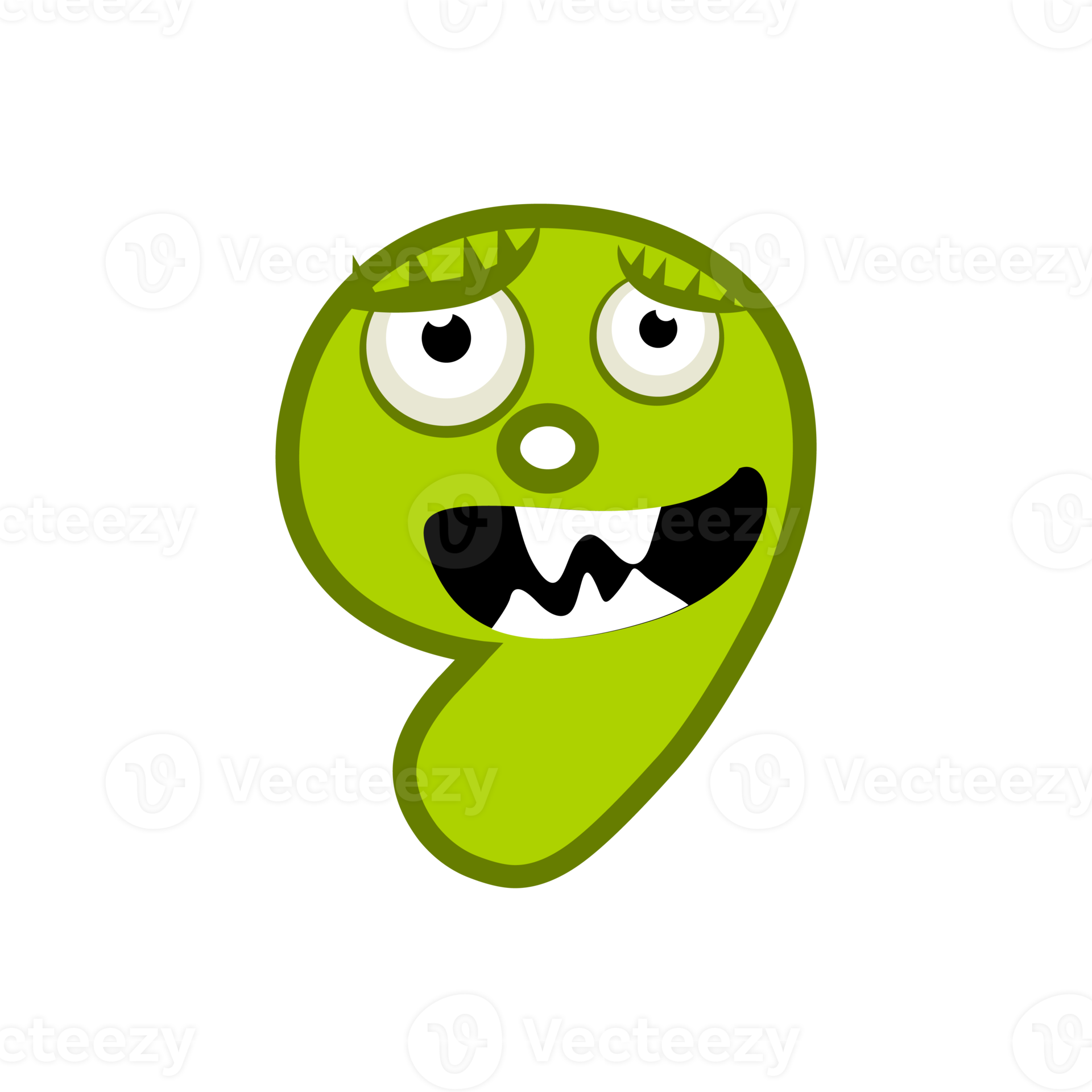 Cartoon Character Number One Monster, numerical 9 11153377 PNG Cartoon Character Number One Monster, numerical 9 11153377 PNG