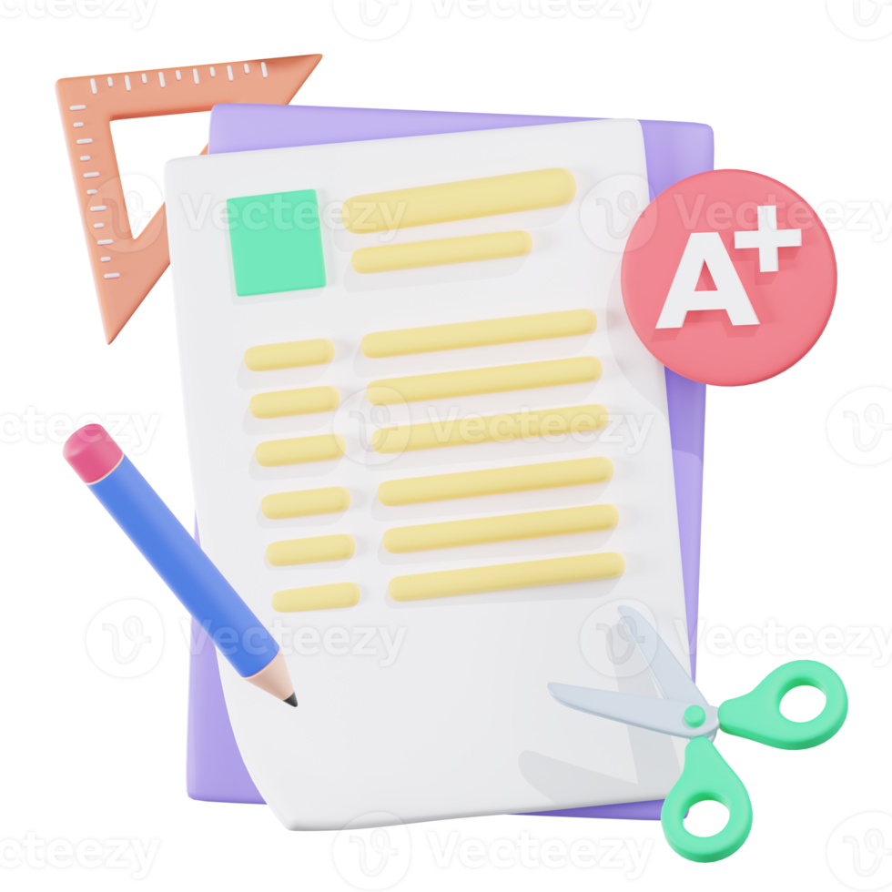 Exam Result Education 3D Illustrations 11153843 PNG Exam Result Education 3D Illustrations 11153843 PNG