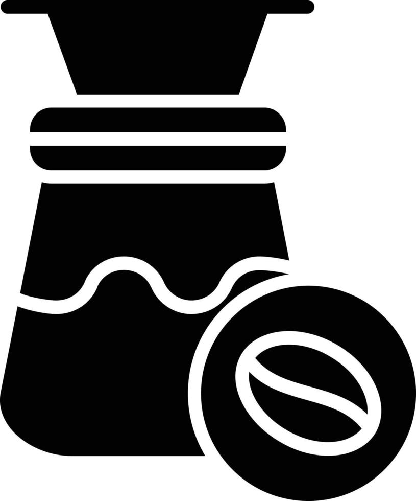 Coffee Filter Glyph Icon 11160418 Vector Art at Vecteezy