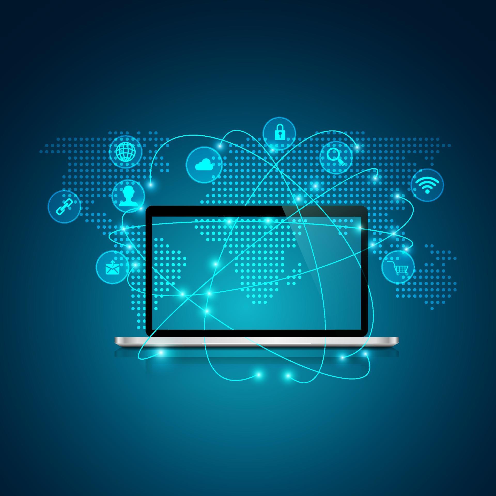 computer tech element 11161111 Vector Art at Vecteezy