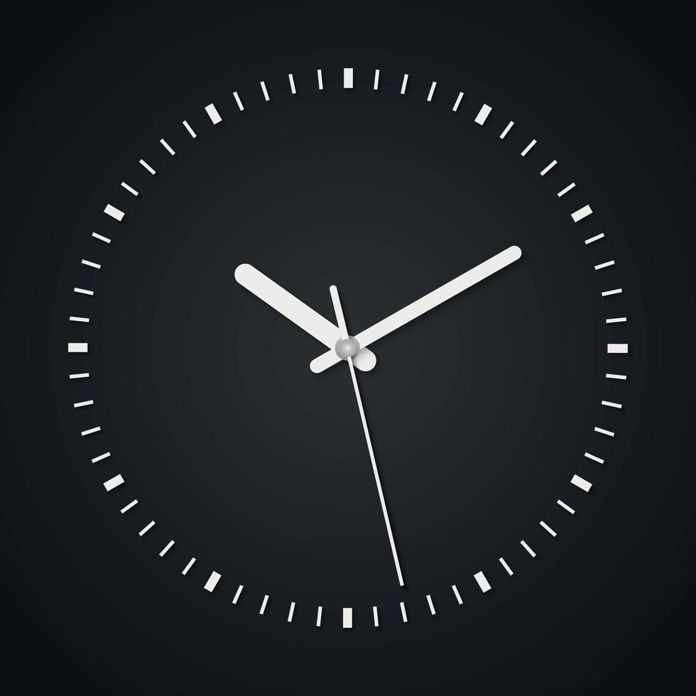 Vector Illustration Of Vintage Analog Clock 11162187 Vector Art At Vecteezy
