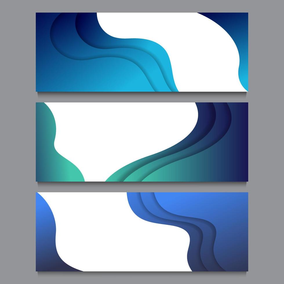 Abstract Gradient Background Template Collection 11163568 Vector Art at ...