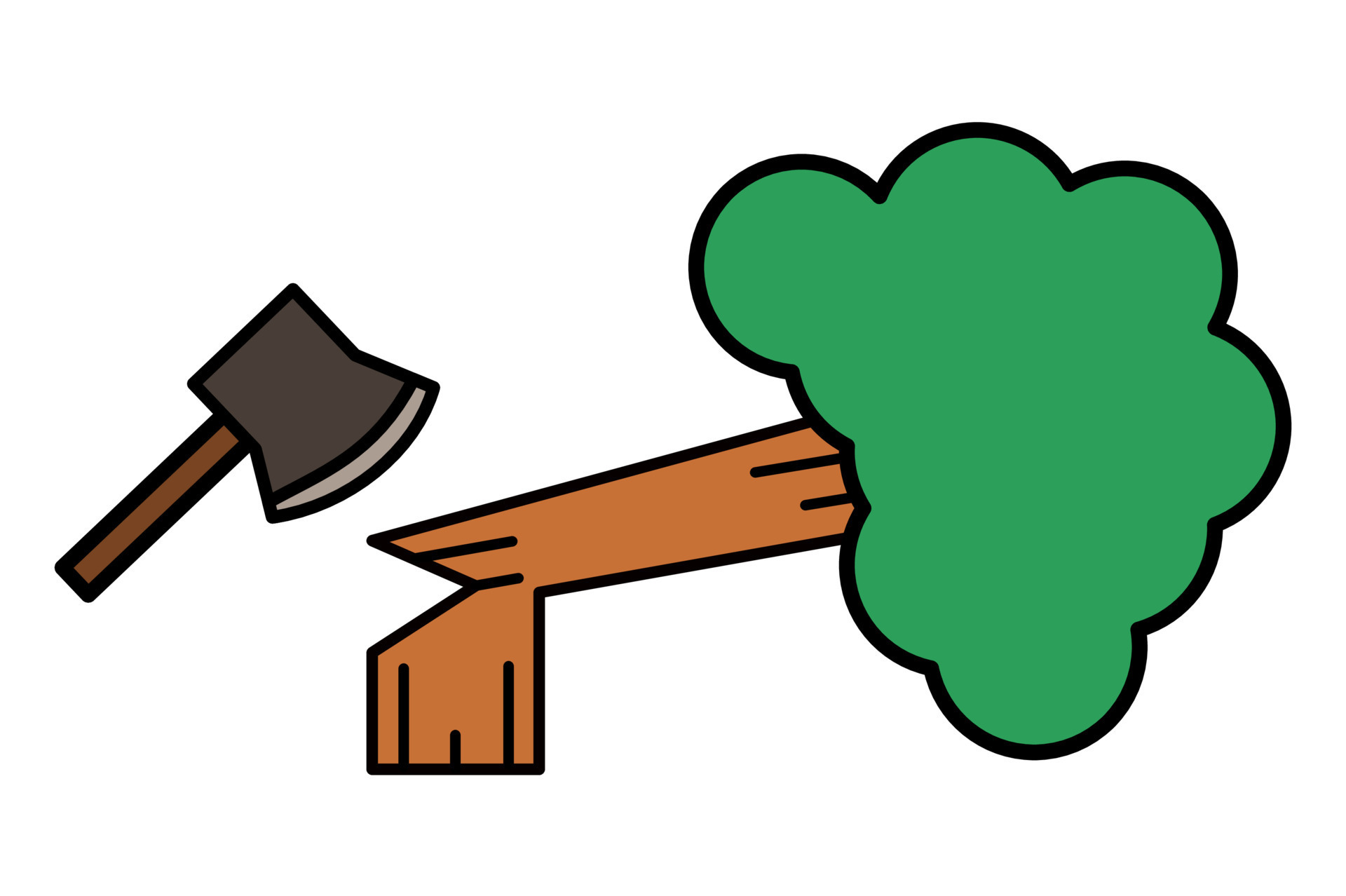Tree Deforestation Clipart at Mary Langan blog