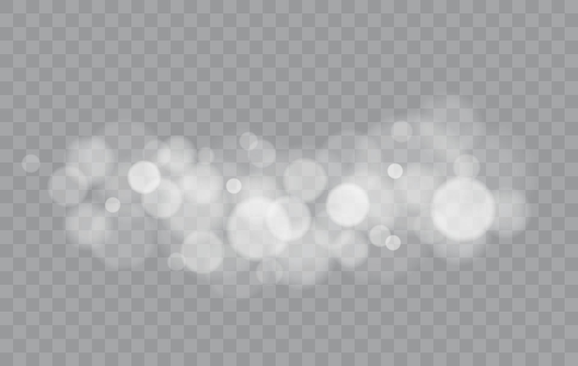 Bokeh lights isolated. Transparent blurred shapes. Abstract light effect. 11167787 Vector Art at ...