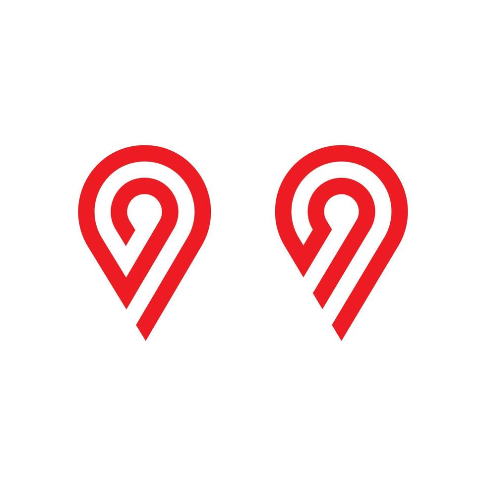 Abstract location pin logo icon design 11172403 Vector Art at Vecteezy Abstract location pin logo icon design 11172403 Vector Art at Vecteezy