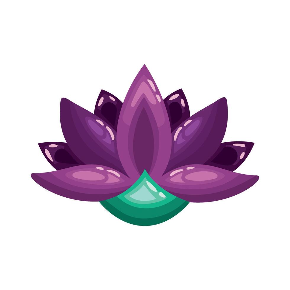 Purple Lotus Flower 11175608 Vector Art At Vecteezy