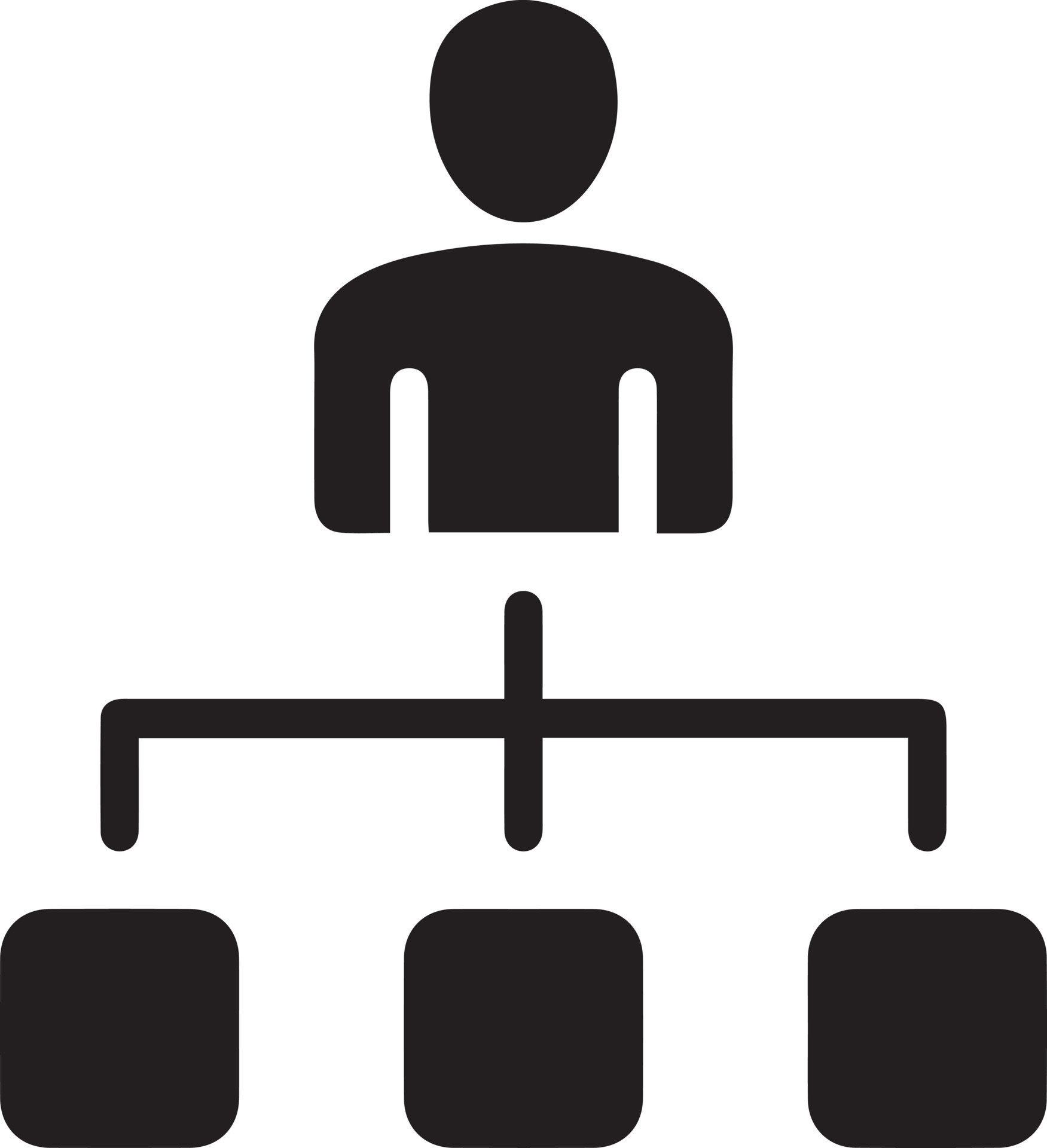 Organizational structure. Simple organizational structure ...